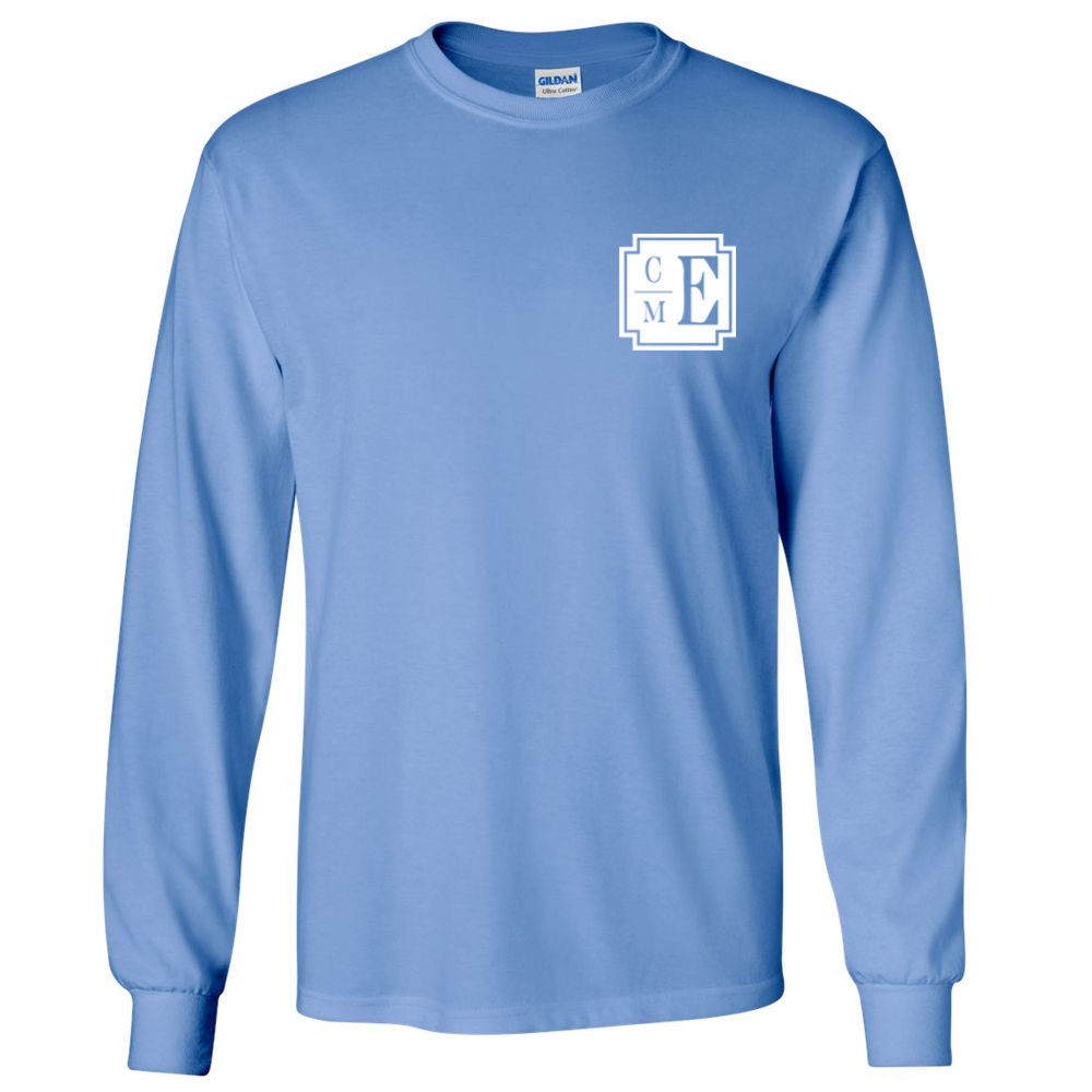 CM Eppes Long-Sleeve Tee | Monogram | Multiple Colors | Screen Printing ...